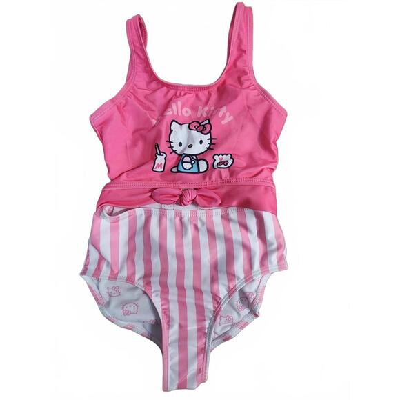 Hello Kitty | Swim | Hello Kitty Kids Onepiece Swimsuit Cutout Stomach ...
